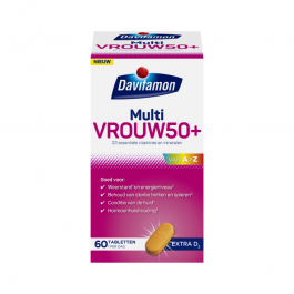 Davitamon Multi Vrouw 50+ - Ondersteunt Weerstand en Energieniveau