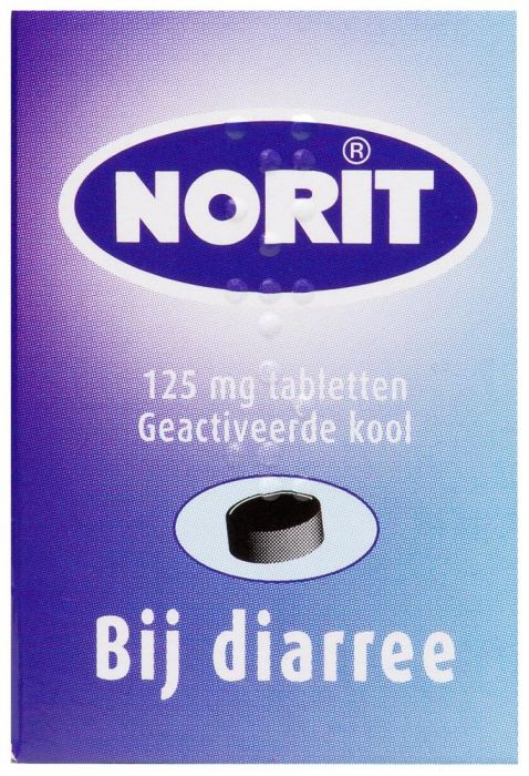 Norit Tabletten 125mg 50 stuks