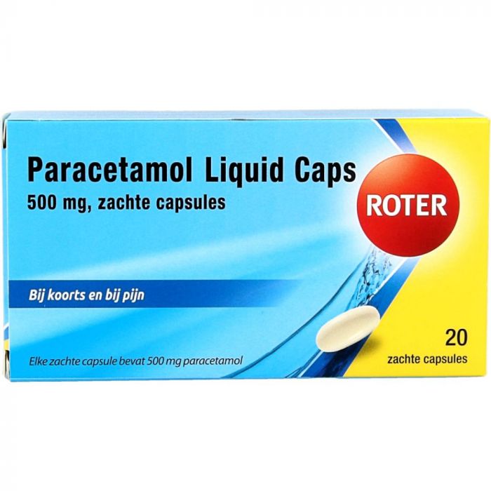Roter Paracetamol Liquid Caps 500mg 20st