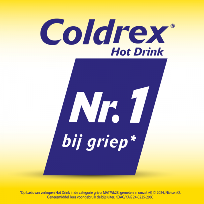 Coldrex Hot Drink - Verlicht Klachten van Griep en Verkoudheid