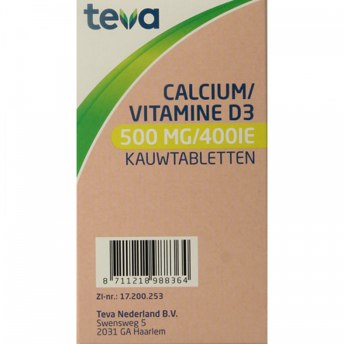 Calcium en Vitamine D Kauwtabletten - Sterke Botten en Spieren ...