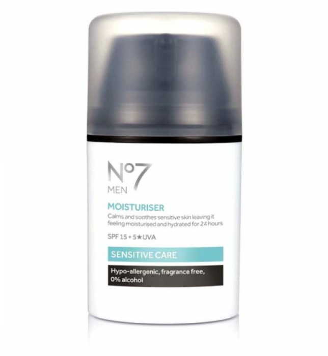 No7 Men Sensitive Moisturiser SPF15 50ml